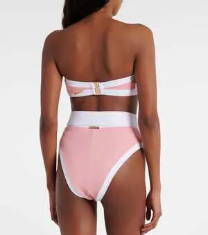 ALEXANDRA MIRO Whitney High-rise Bikini Bottom - Pink