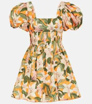 Agua Bendita Puff Sleeve Day Dresses