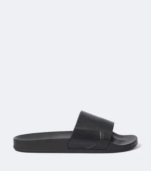 Frescobol Carioca Humberto Leather Slides - Black