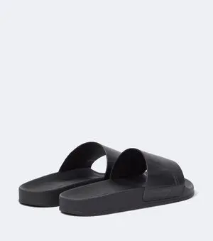 Frescobol Carioca Humberto Leather Slides - Black
