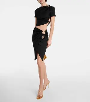 Christopher Esber Ring-detail Wrap Skirt