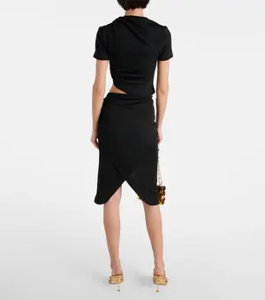 Christopher Esber Ring-detail Wrap Skirt