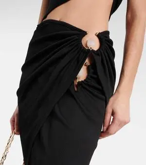 Christopher Esber Ring-detail Wrap Skirt