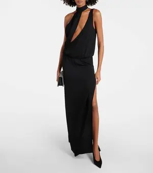 Christopher Esber Draped Halterneck Gown