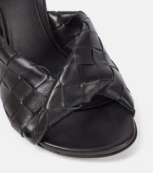 Bottega Veneta Lamb Leather Mules - Black
