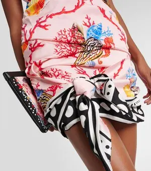 Dolce & Gabbana Capri Printed Silk-blend Minidress - Multicoloured
