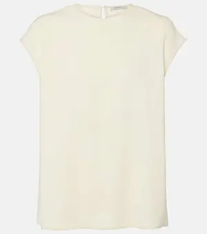 Asceno Dasha Crêpe Top - Yellow