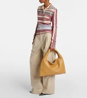 Bottega Veneta Hop Small Shoulder Bag - Brown