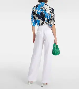 Faithfull The Brand Isotta High-rise Straight Linen Pants - White