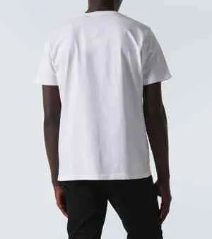 FRAME Logo Cotton Jersey T-shirt - White