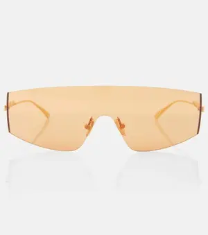 Bottega Veneta Shield Sunglasses - Orange