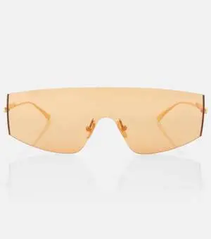 Bottega Veneta Shield Sunglasses - Orange
