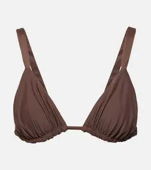 Faithfull The Brand Mary Bikini Top - Brown