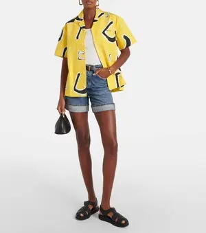 AGOLDE Dame High-rise Denim Shorts