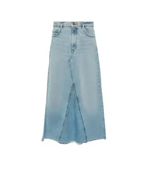 FRAME Dorothy Denim Maxi Skirt