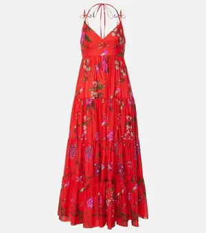Erdem Floral Cotton-blend Midi Dress - Multicoloured