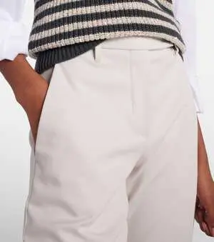 Brunello Cucinelli Cotton-blend Slim Pants