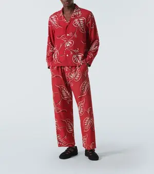 BODE Creeping Begonia Printed Shirt