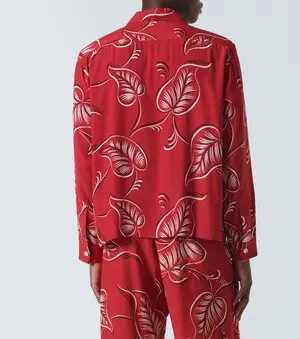 BODE Creeping Begonia Printed Shirt