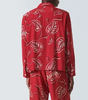 BODE Creeping Begonia Printed Shirt
