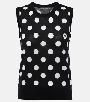Dolce & Gabbana Polka Dots Camis Tanks For Women