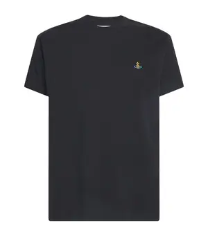 VIVIENNE WESTWOOD Organic Cotton Orb T-shirt - Black