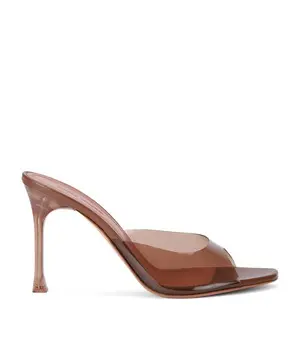 Amina Muaddi Alexa Glass Mules