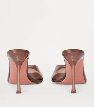 Amina Muaddi Alexa Glass Mules