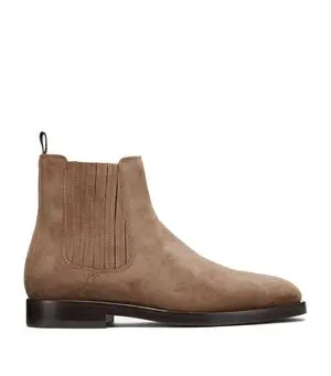 Brunello Cucinelli Suede Chelsea Boots