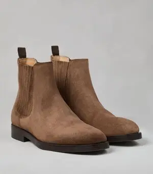 Brunello Cucinelli Suede Chelsea Boots