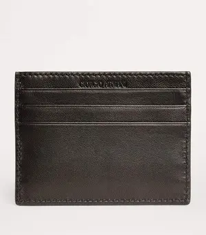Giorgio Armani Lamb Leather Card Holder