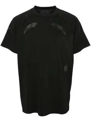 HELIOT EMIL Intine Round-neck Perforated T-shirt