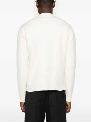 JIL SANDER Crew-neck Boiled Wool Jumper