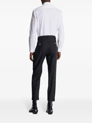 Balmain Pressed-crease Straight-leg Trousers
