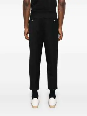 Drole De Monsieur Twill Cropped Trousers