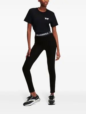 Karl Lagerfeld Logo-tape Leggings