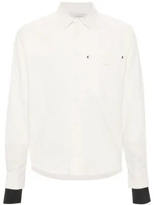 KUSIKOHC Herringboned Cotton Shirt