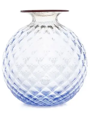 VENINI Monofiori Balloton Murano-glass Vase - Blue