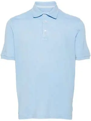 Fedeli Short-sleeve Piqué Polo Shirt