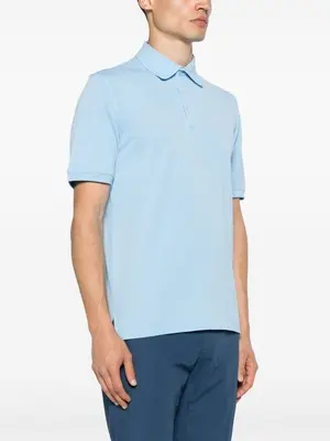 Fedeli Short-sleeve Piqué Polo Shirt