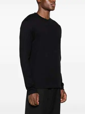JIL SANDER Logo-print Cotton T-shirt - Black