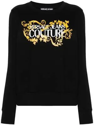 Versace Jeans Couture Ribbed Sweatshirts Hoodies For Women