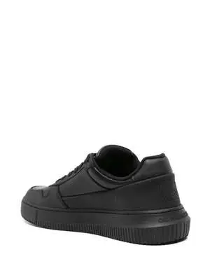 Calvin Klein Logo-debossed Leather Sneakers