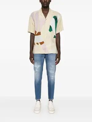 PT TORINO Distressed Tapered Jeans