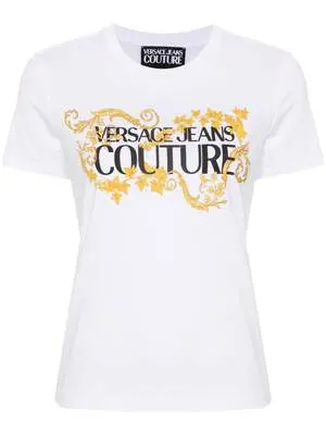 Versace Jeans Couture Round Neck T-shirts For Women