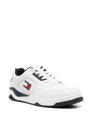 Tommy Hilfiger Logo-print Leather Sneakers