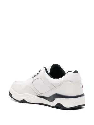 Tommy Hilfiger Logo-print Leather Sneakers