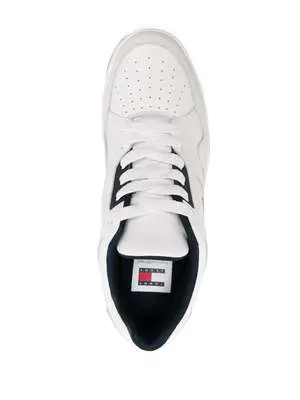 Tommy Hilfiger Logo-print Leather Sneakers