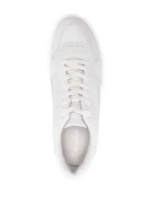 Calvin Klein Print Leather Sneakers - Grey