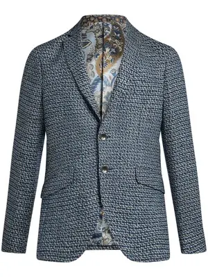 Etro Single-breasted Wool Blazer